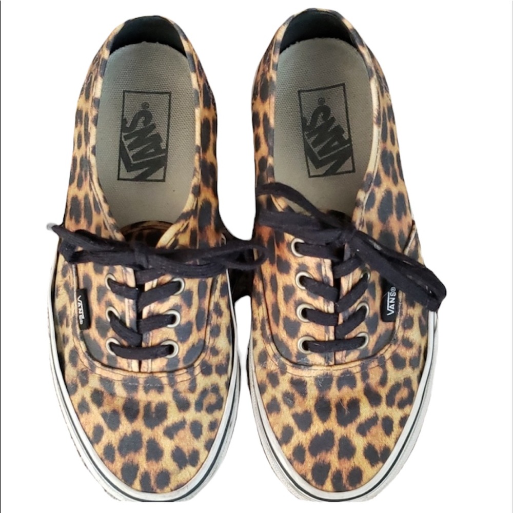 Vans Original Cheetah Leopard Print Sneakers - Gem